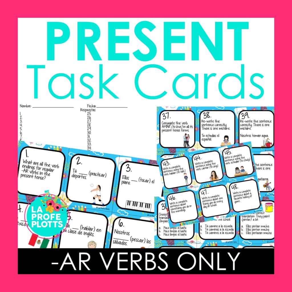 Fun Low-Prep Spanish Class Activities - La Profe Plotts