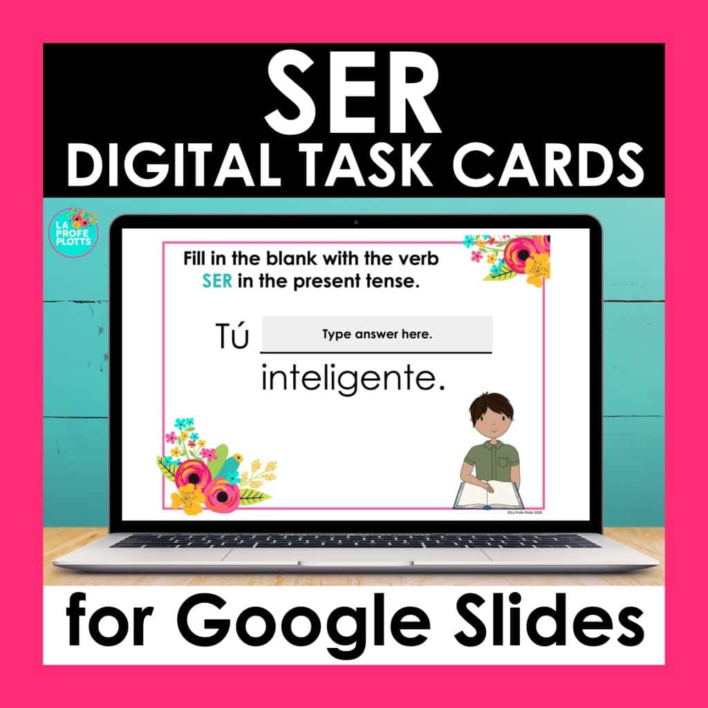 SER Digital Task Cards for Google Slides - La Profe Plotts