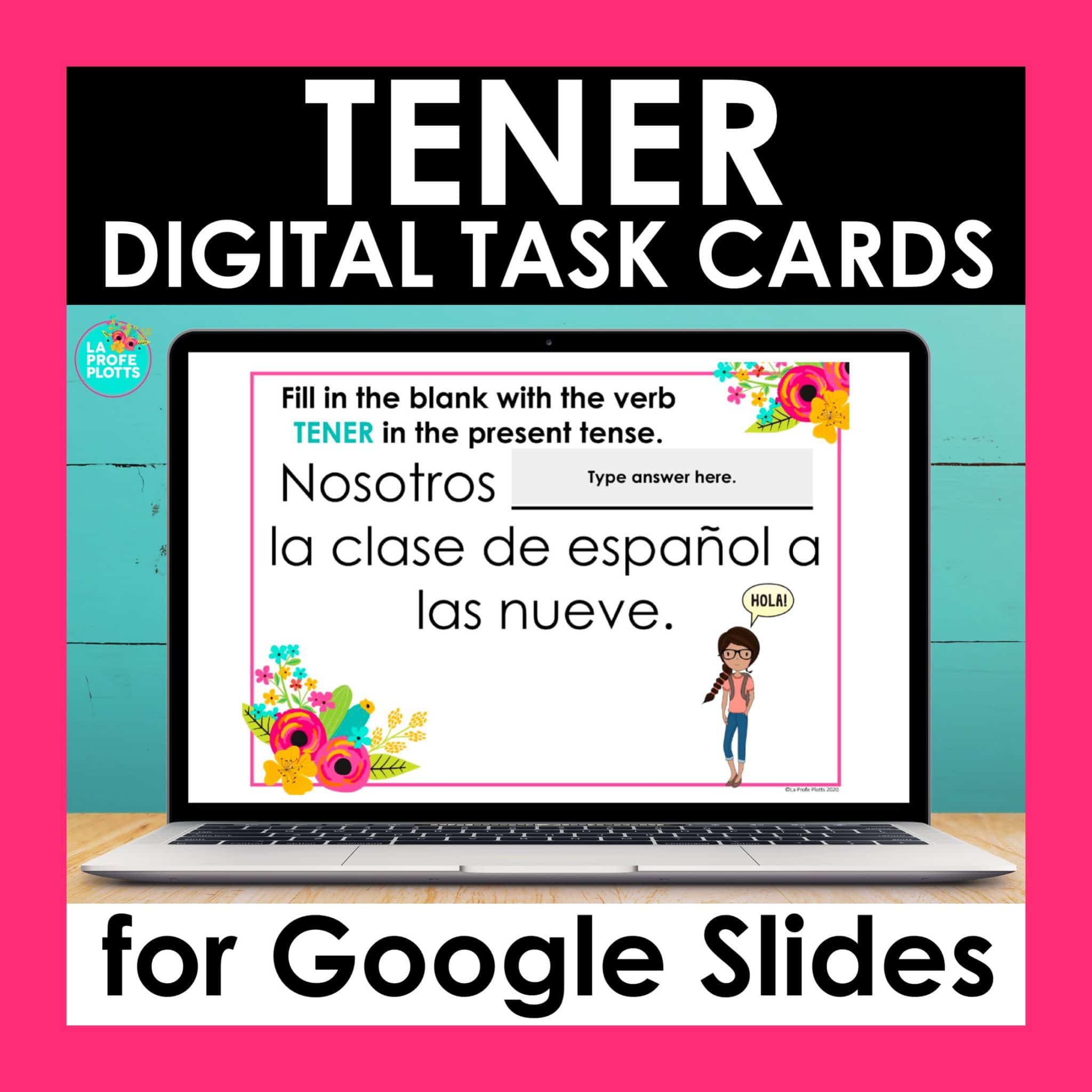 TENER Digital Task Cards for Google Slides - La Profe Plotts