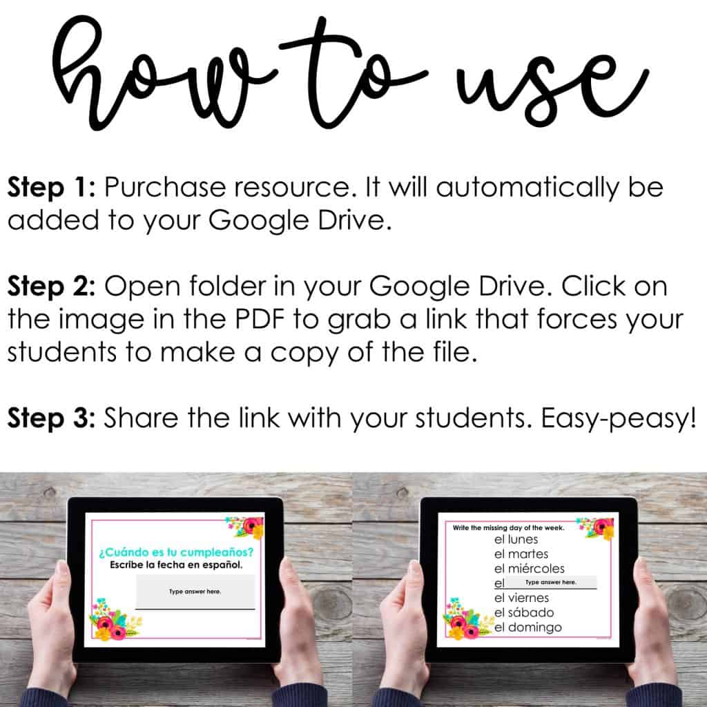 La Fecha Digital Task Cards for Google Slides - La Profe Plotts