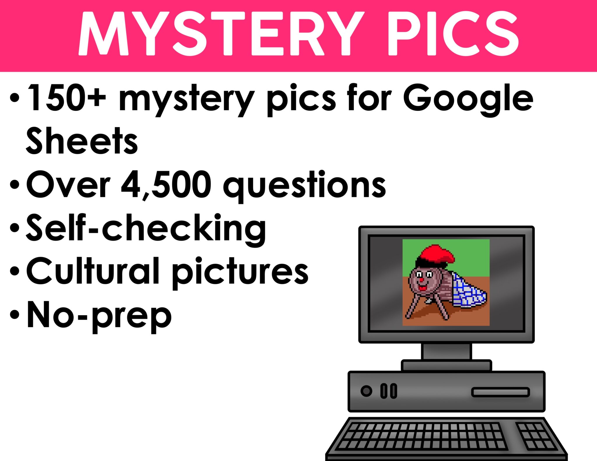 Spanish Pixel Art Mega Bundle | Digital Mystery Pictures - La Profe Plotts