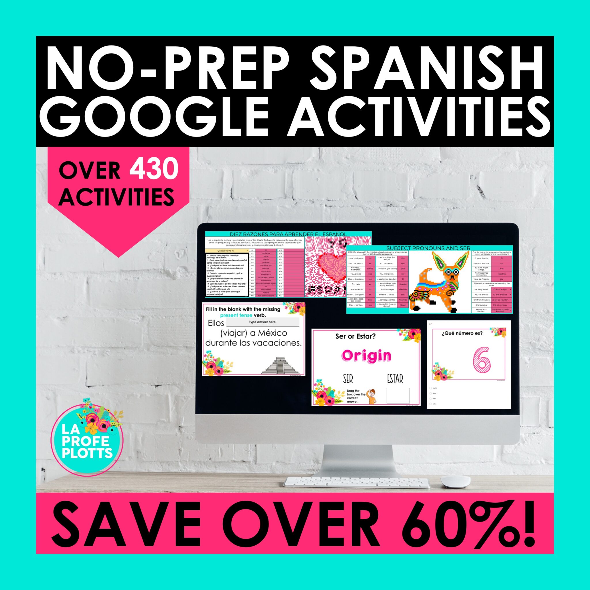 Spanish Google Activities Mega Bundle for Learning Spanish - La Profe ...