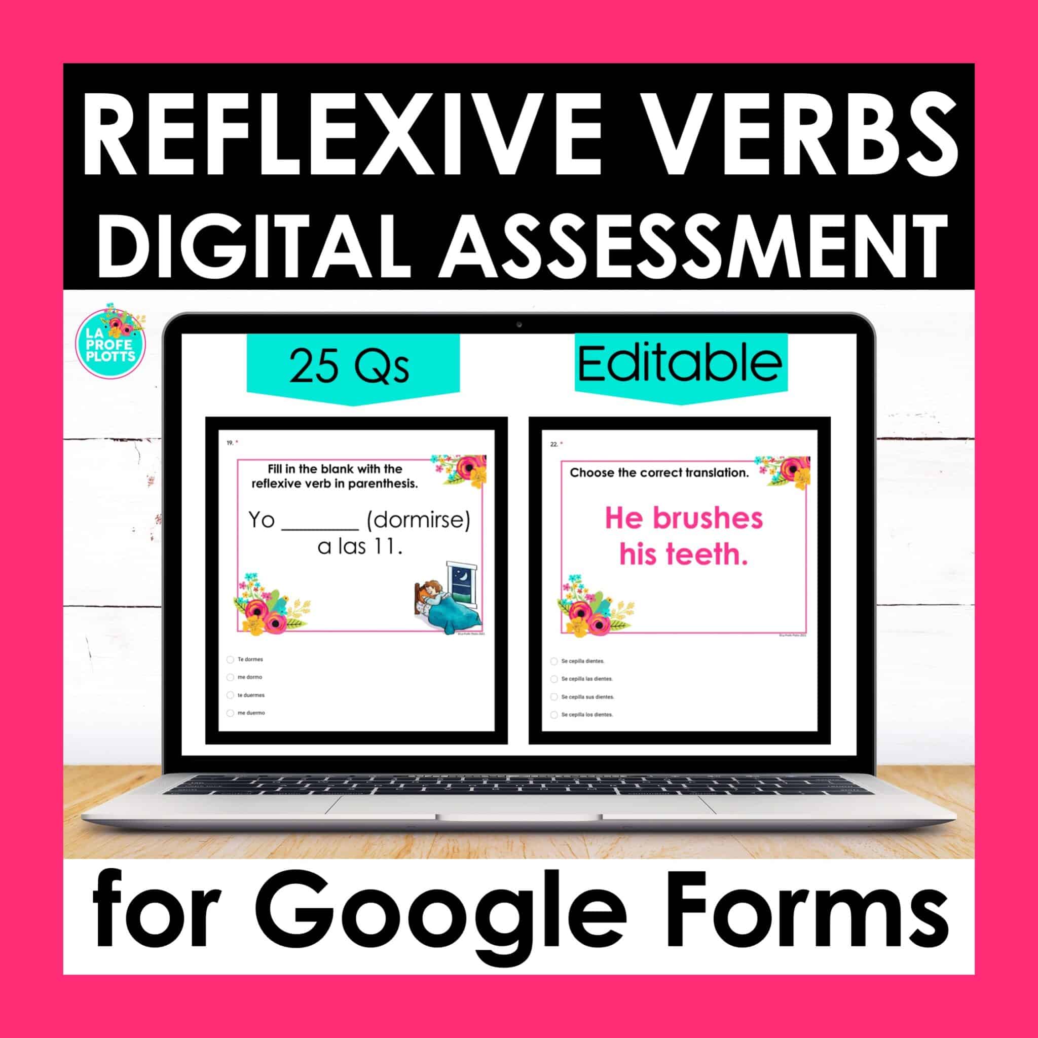 Reflexive Verbs Activities for Spanish Class - La Profe Plotts