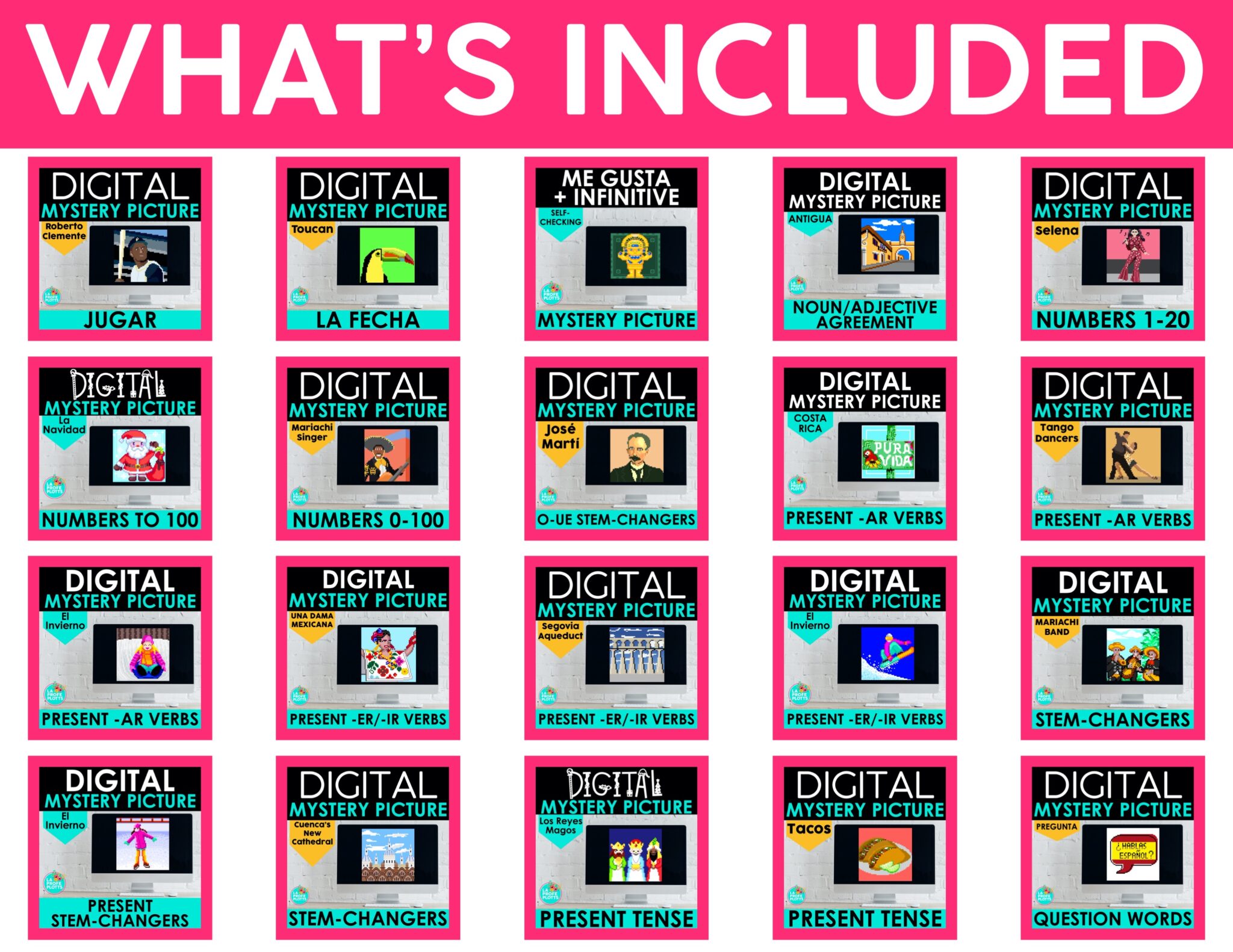 Spanish Google Activities Mega Bundle for Learning Spanish - La Profe ...