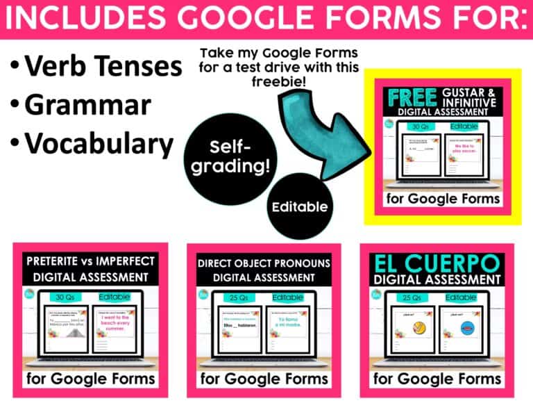Spanish Google Resources Mega Bundle for Learning Spanish - La Profe Plotts