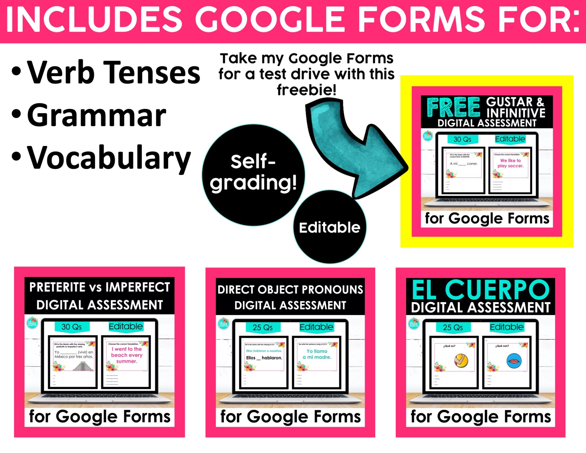 Spanish Google Resources Mega Bundle for Learning Spanish - La Profe Plotts