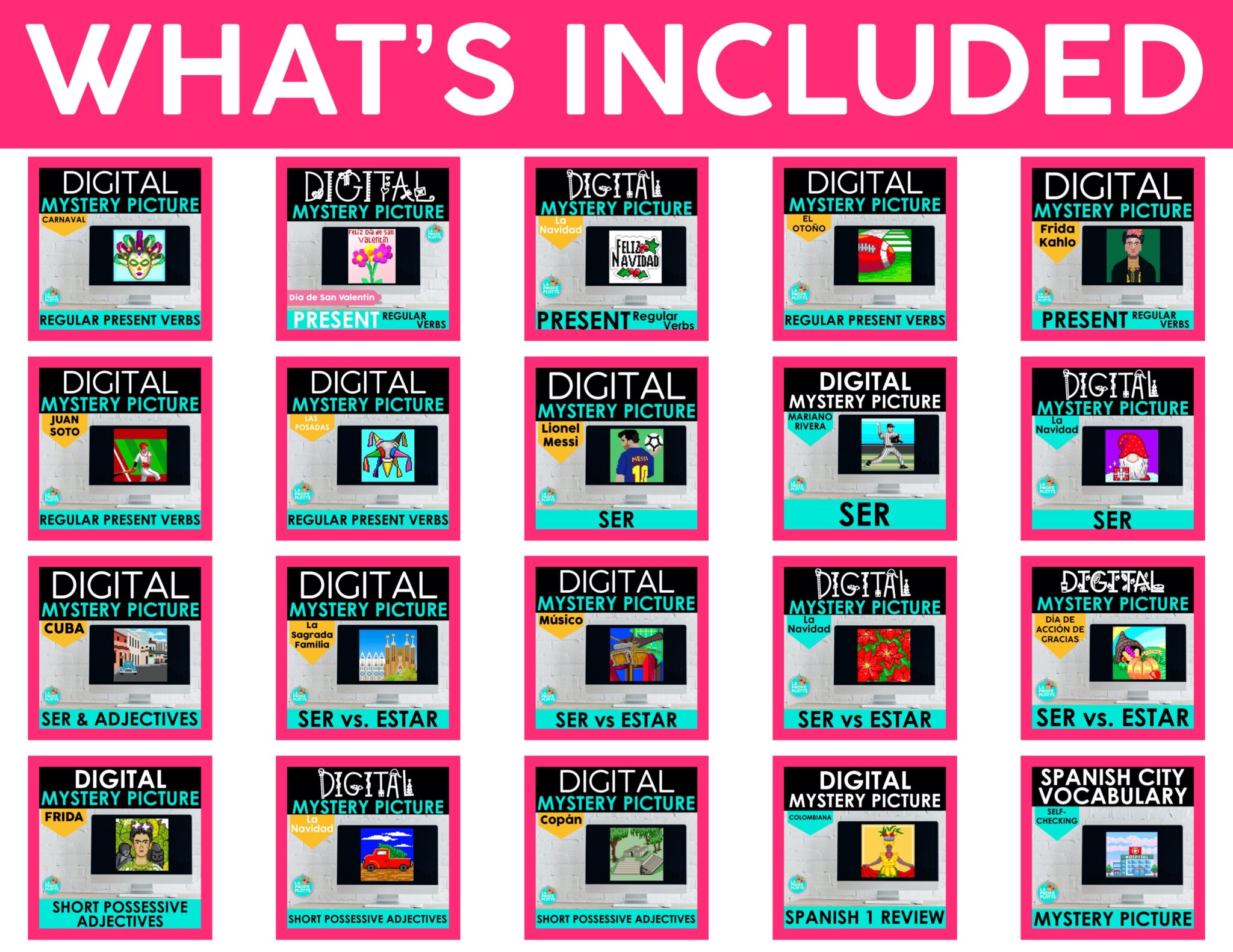 Spanish Google Activities Mega Bundle for Learning Spanish - La Profe ...
