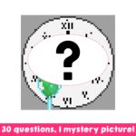 Telling Time in Spanish Digital Mystery Picture - La Profe Plotts