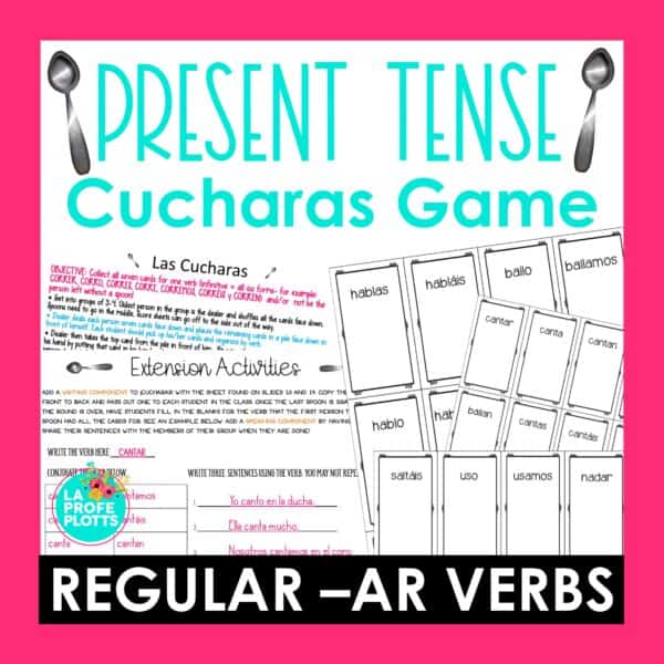 Present -AR Verbs Activities for Spanish Class - La Profe Plotts