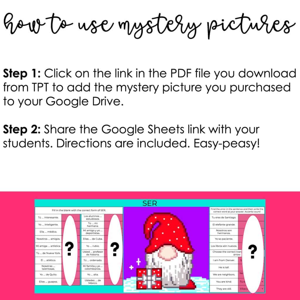 SER Digital Mystery Picture - La Navidad - La Profe Plotts