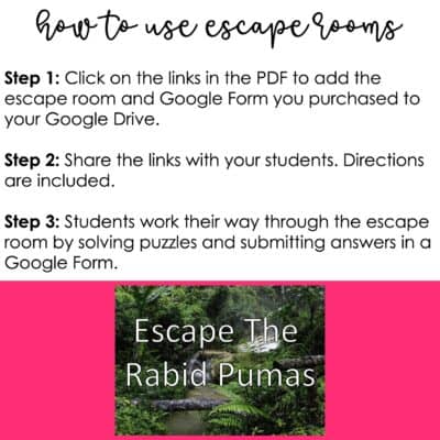 Present Stem-Changing Verbs Digital Escape Room | Spanish Breakout Room ...