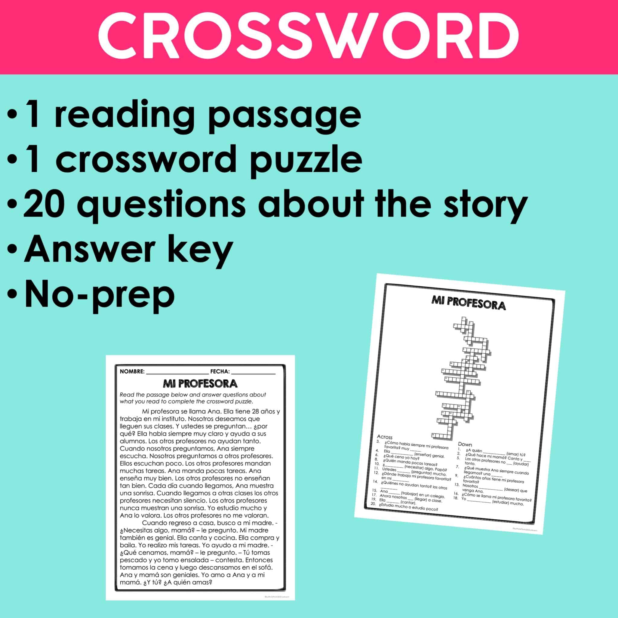 Spanish Sub Plans Present AR Verbs Reading Comprehension Activities spanish-sub-plans-present-ar-verbs-reading-comprehension-activities