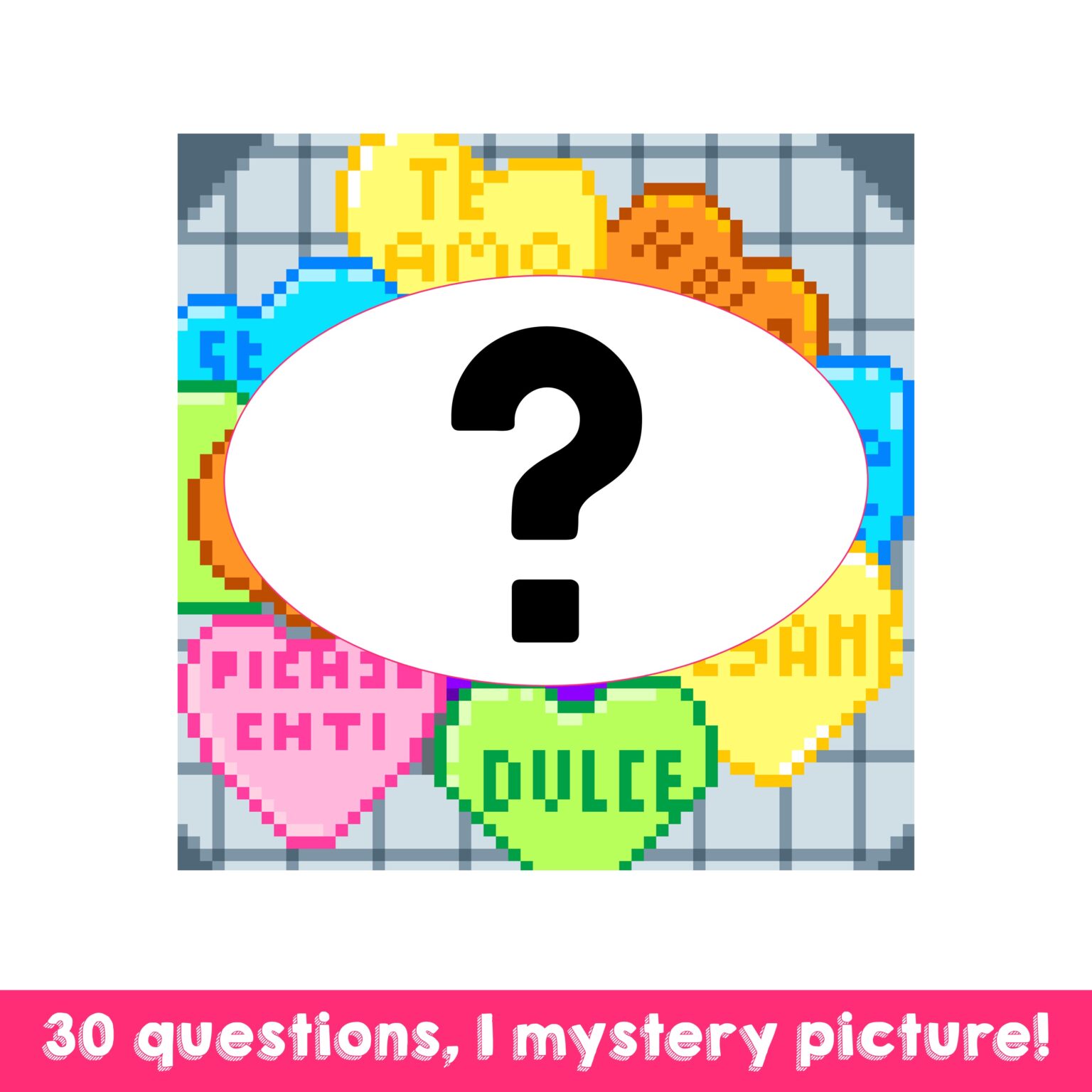 Día de San Valentín Cognates Digital Mystery Picture - La Profe Plotts