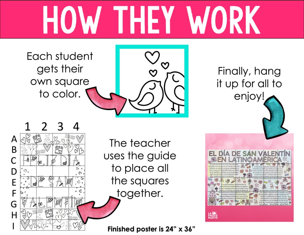 Spanish Valentine's Day Activities Bundle - La Profe Plotts