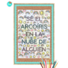 Free Rainbow Collaborative Poster Landing Page - La Profe Plotts