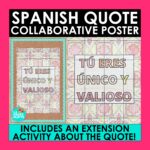 Spanish Classroom Collaborative Poster Bundle - La Profe Plotts