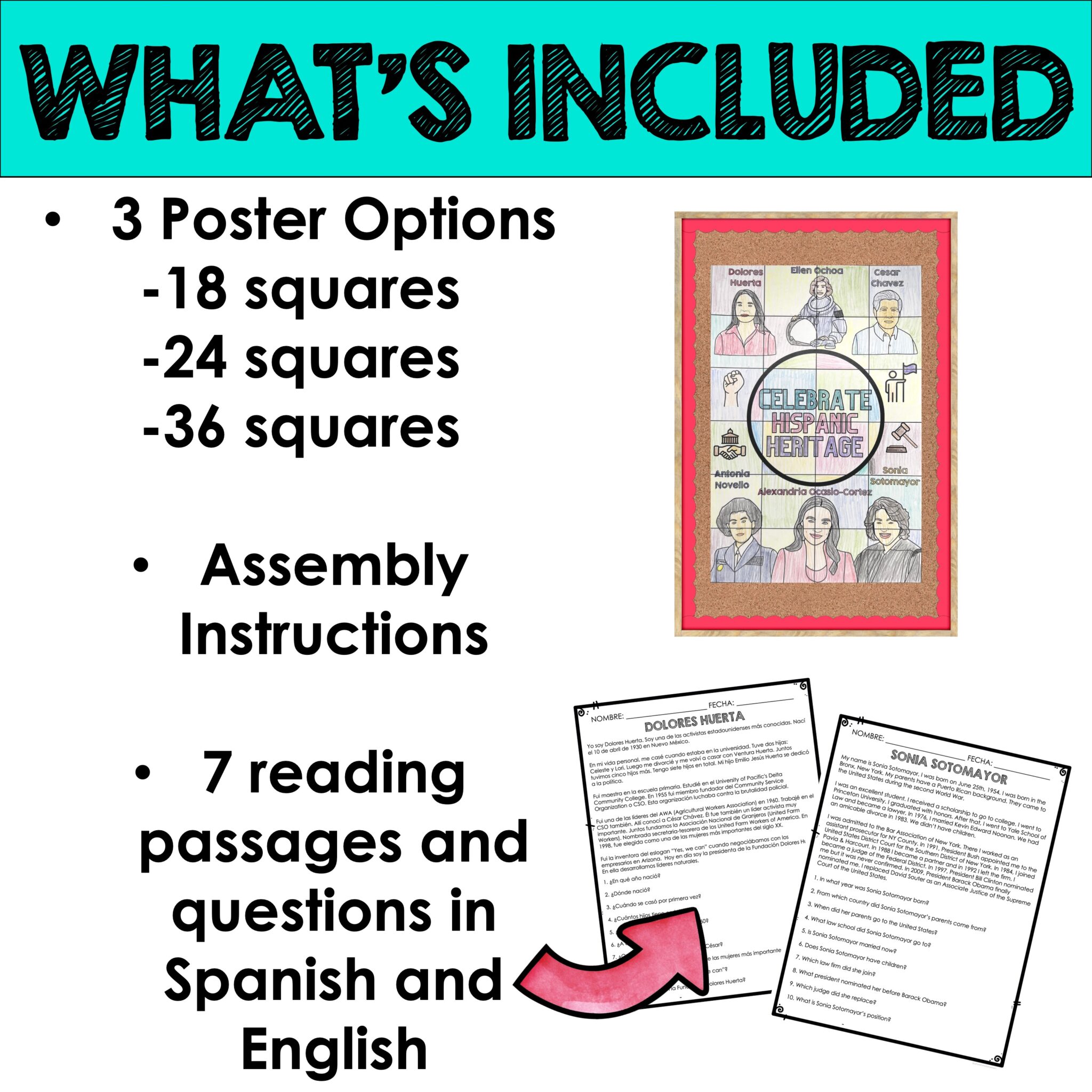 Hispanic Heritage Month Collaborative Poster #2 - La Profe Plotts