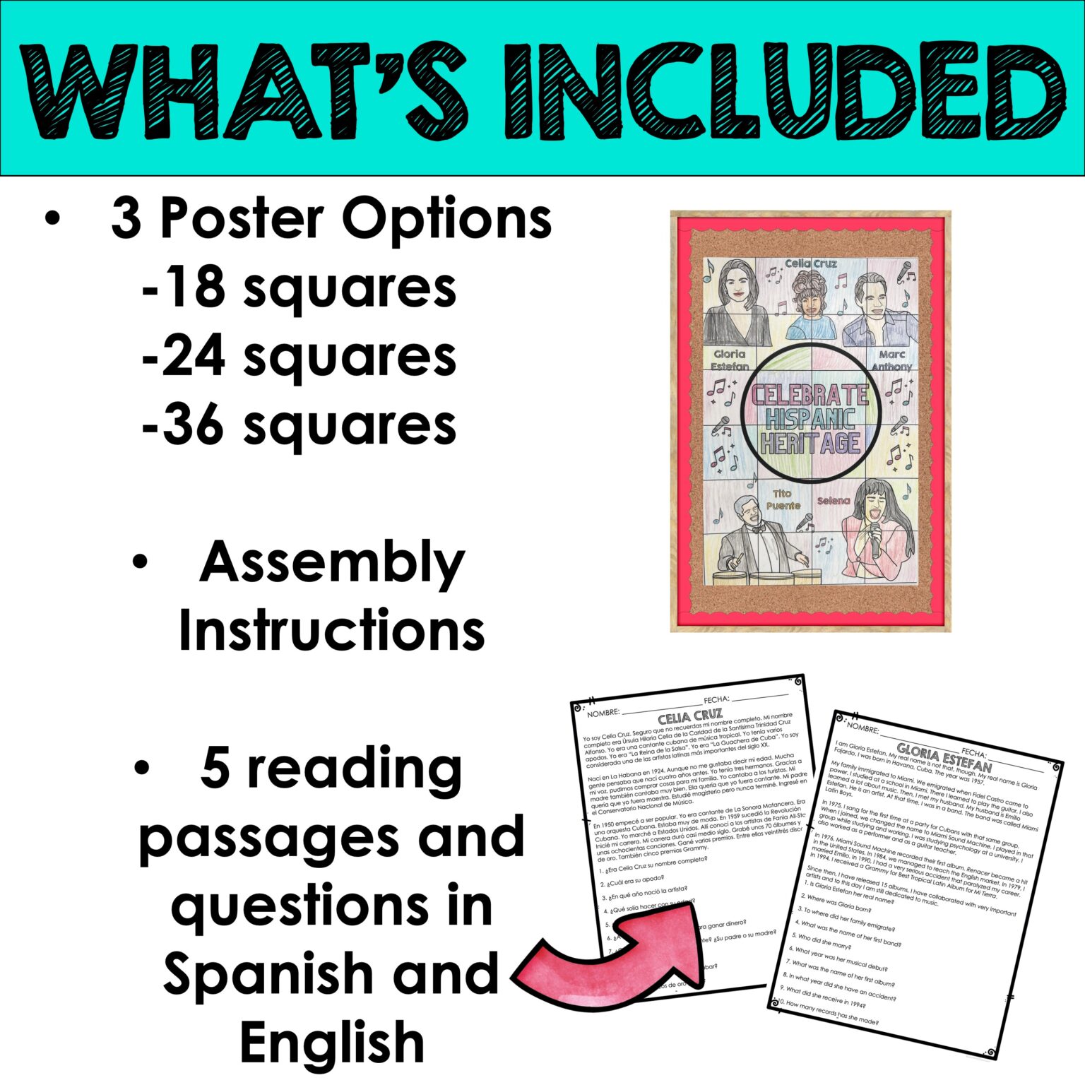 Hispanic Heritage Month Collaborative Poster #3 - La Profe Plotts