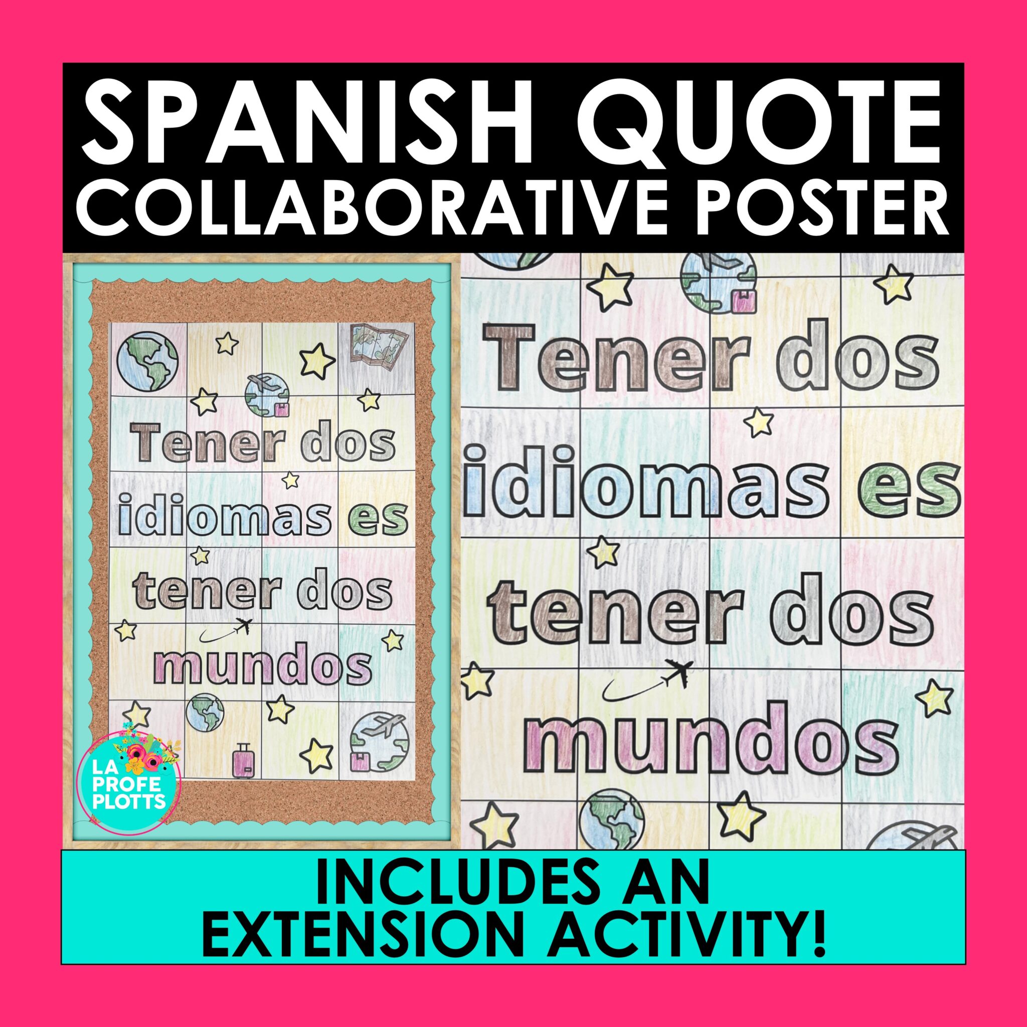 Easy Spanish Classroom Decor Ideas - La Profe Plotts