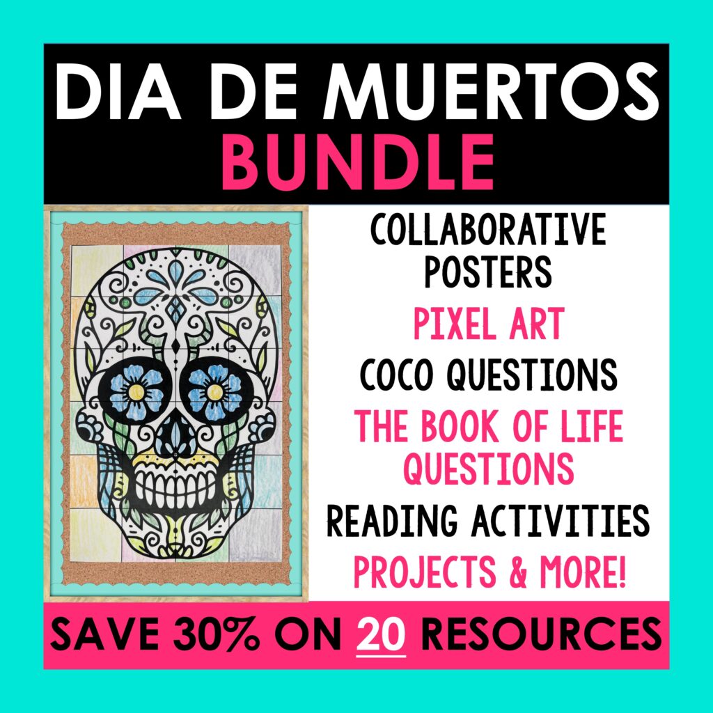 Día de los Muertos Activity Bundle | Spanish Day of the Dead Activities ...