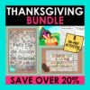 Spanish Thanksgiving Activities Bundle - La Profe Plotts