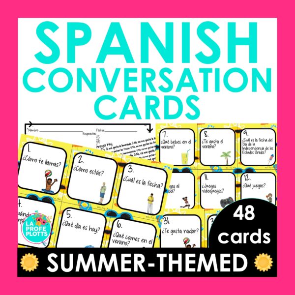 Summer Activities for Spanish Class - La Profe Plotts