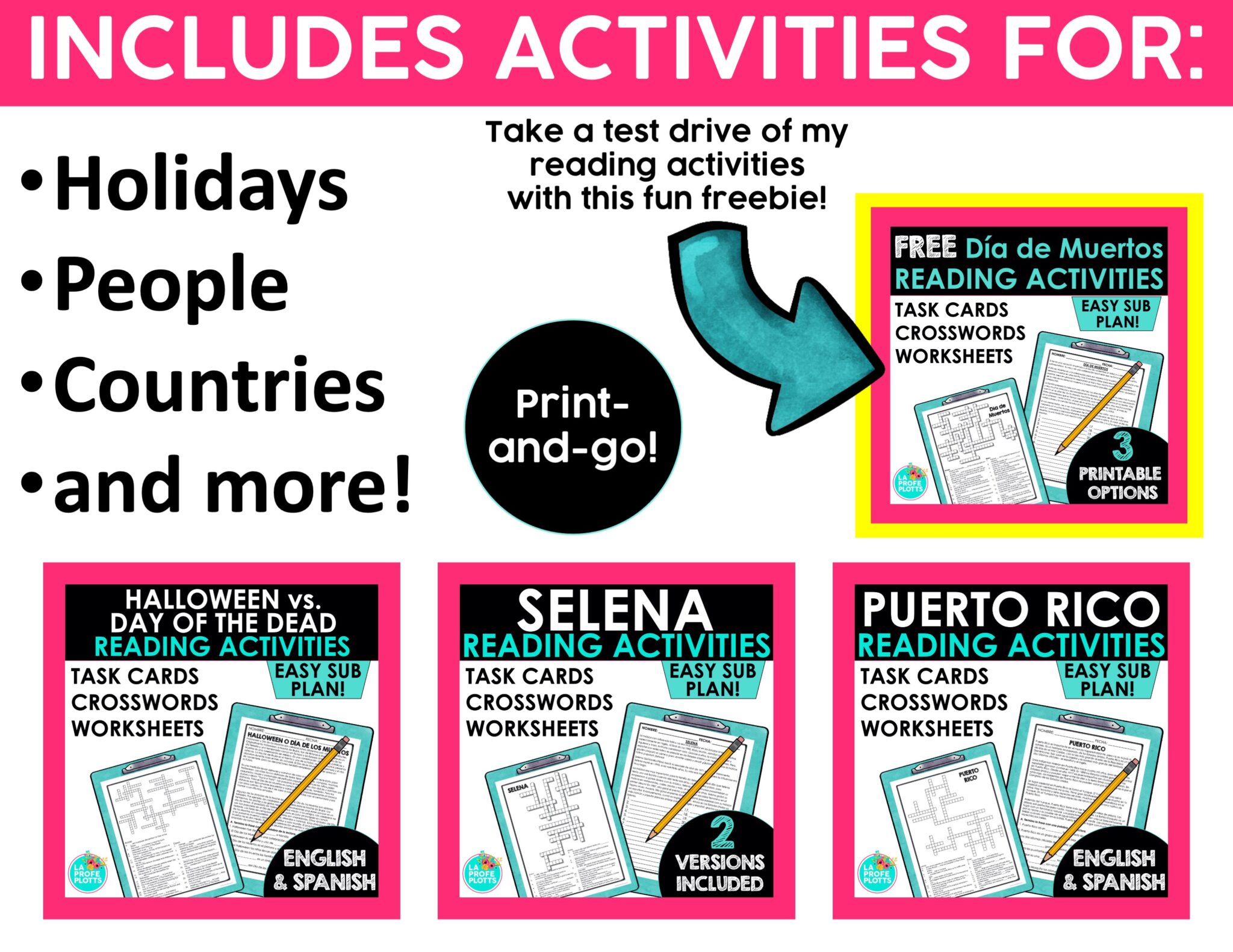 Culture Reading Activities Bundle #1 | Printable Reading Activities for ...