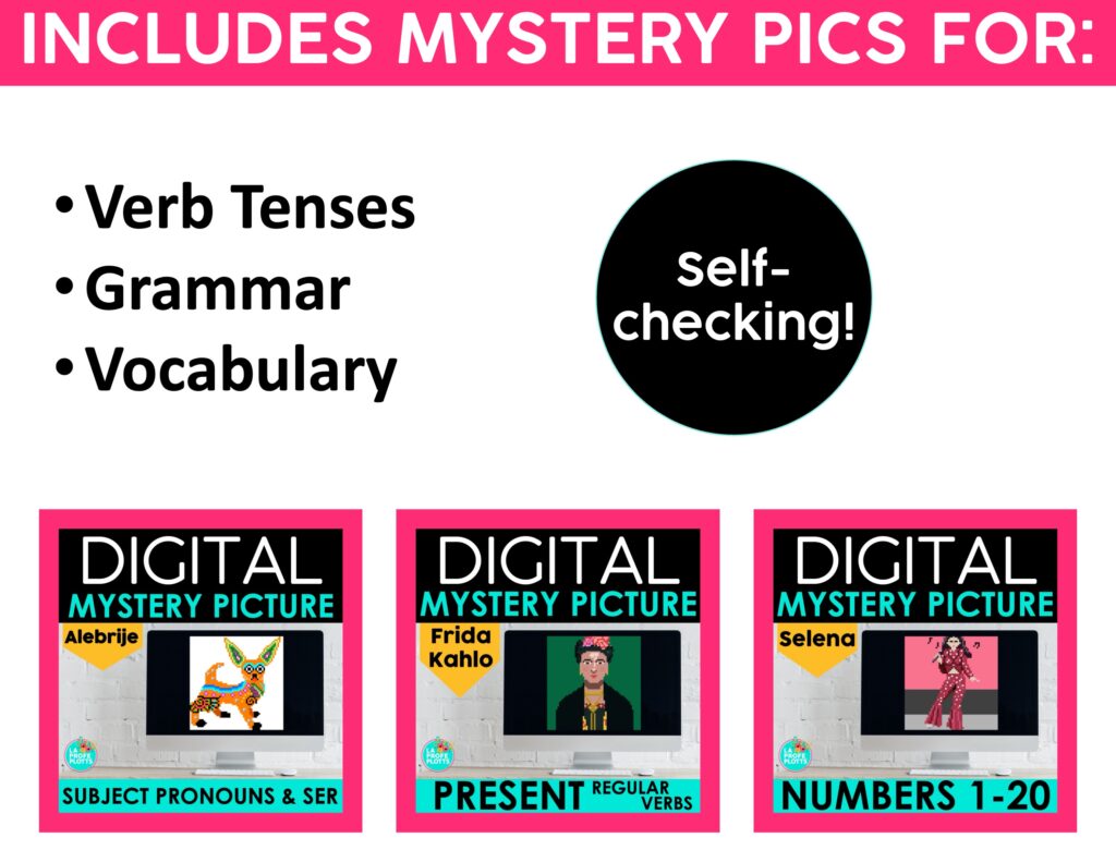 Spanish 1 Google Activities Bundle - La Profe Plotts