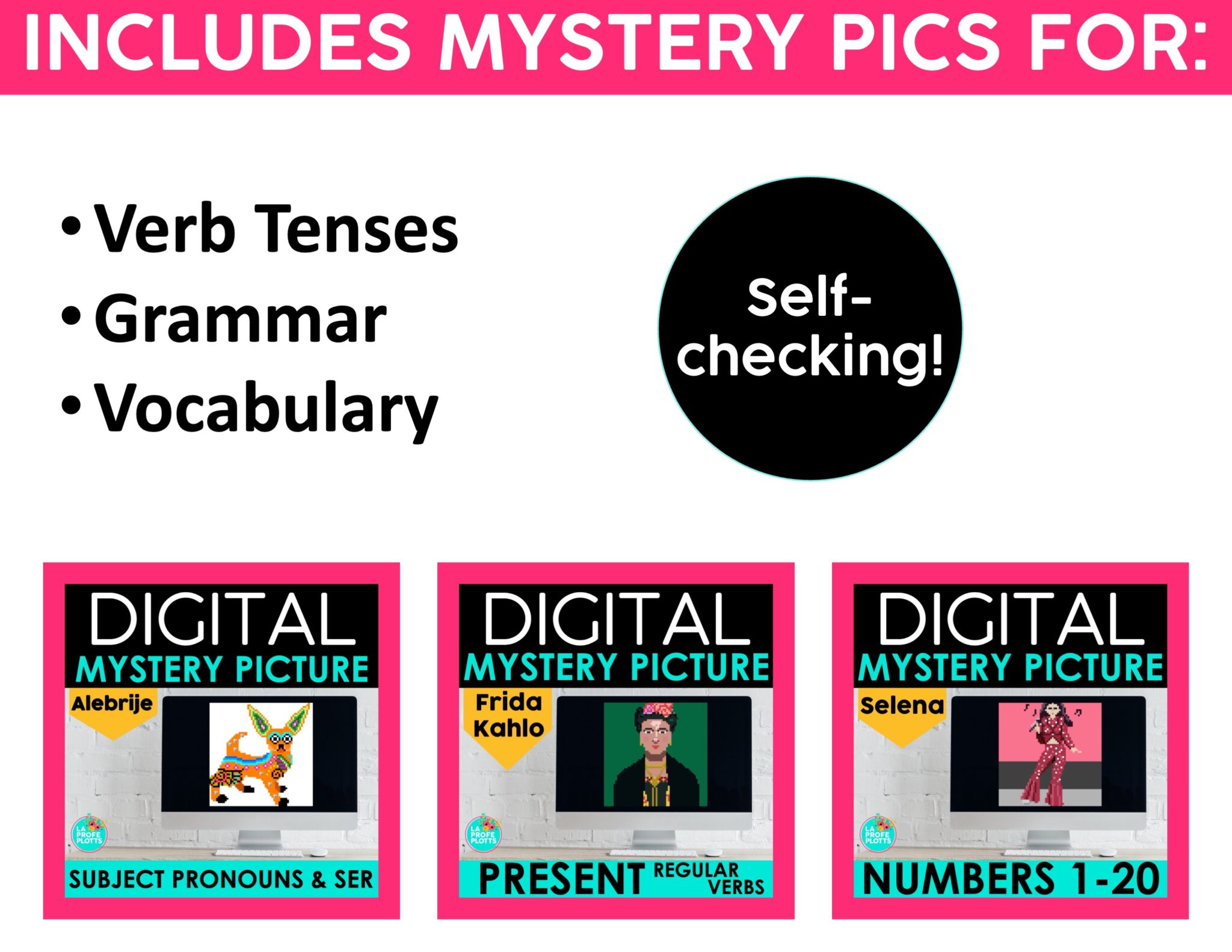 Spanish 1 Google Activities Bundle - La Profe Plotts