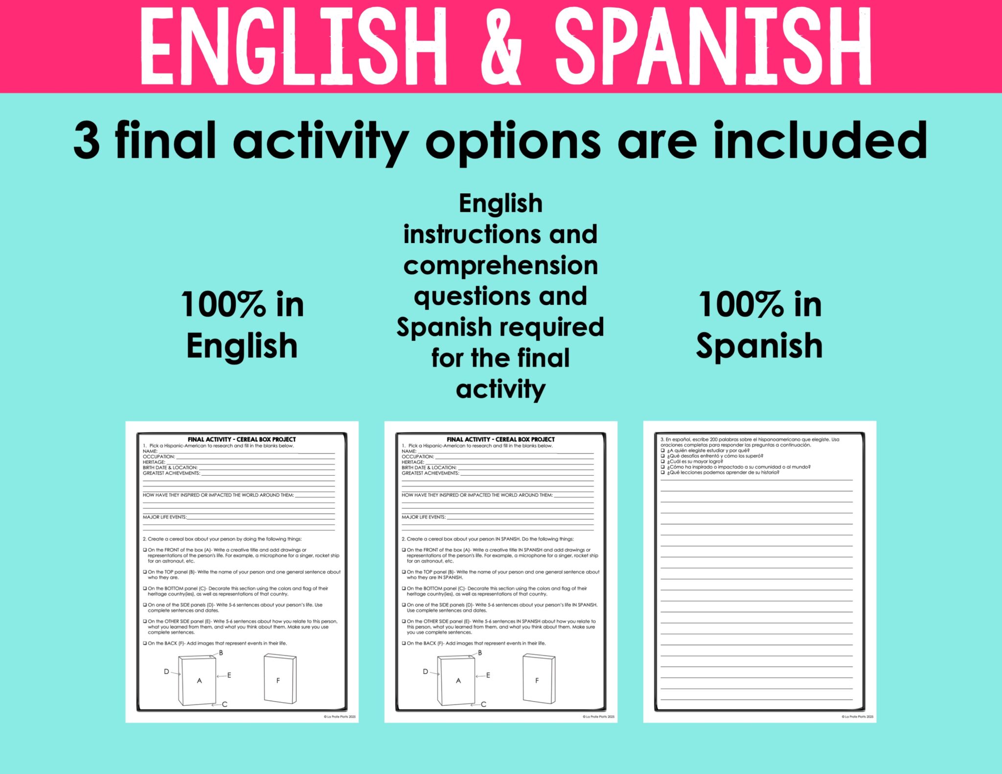 Hispanic Heritage Month Activity Bundle | Hispanic Heritage Month in ...