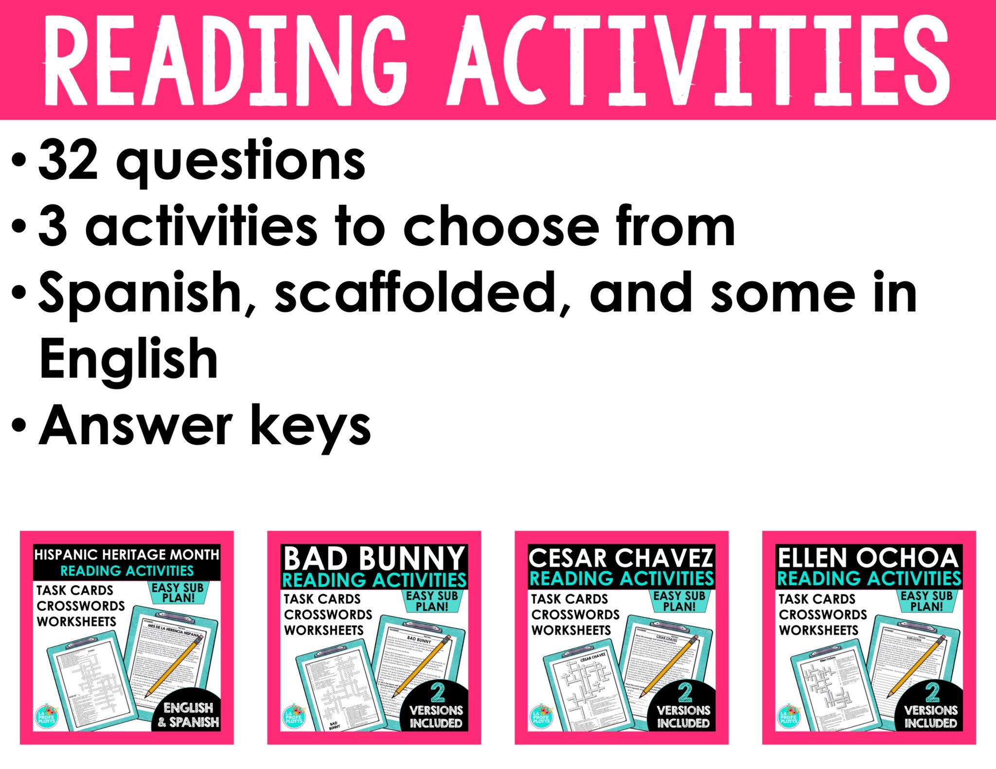 Hispanic Heritage Month Activity Bundle | Hispanic Heritage Month in ...