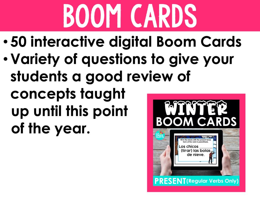 Spanish Winter Activities Bundle - La Profe Plotts