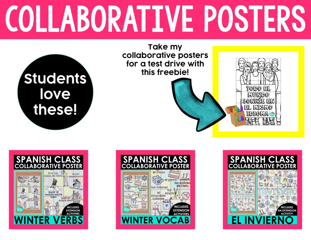 Spanish Winter Activities Bundle - La Profe Plotts